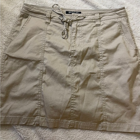 Baccini | Shorts | Vintage Baccini Khaki Summer Skort | Poshmark